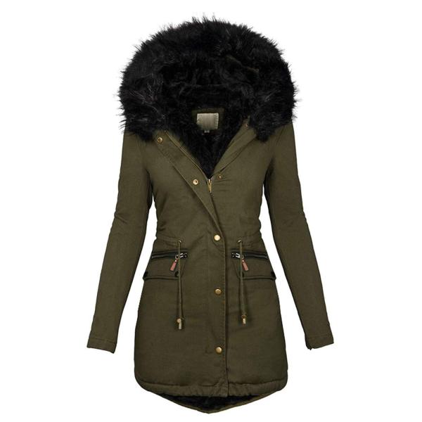 商品名:  YSLMNOR Women's Winter Thick Coats Plus Size Puffer Jacket Casual Velvet Warm Outwear Fleeced Lined Parka with Fur...