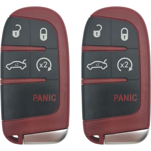 商品名Replacement Key Fob Case Shell Fit for Jeep Grand Cherokee Dodge Challenger Charger Dart Durango Journey Chrysler 300...