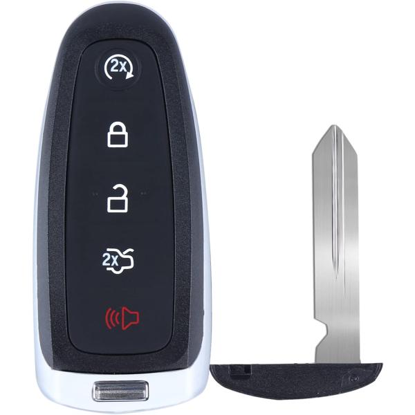 商品名Smart Remote Fob fits for 2011-2015 Ford Edge Explorer, 2013-2019 Flex Focus Taurus, and Lincoln MKX MKS MKT Keyless ...