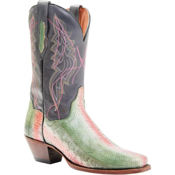商品名Dan Post Women's Exotic Watersnake Skin Western Boot Square Toe Green 8 Mブランド：Dan Post商品サイズ：8商品番号：色：Green素材：Leather