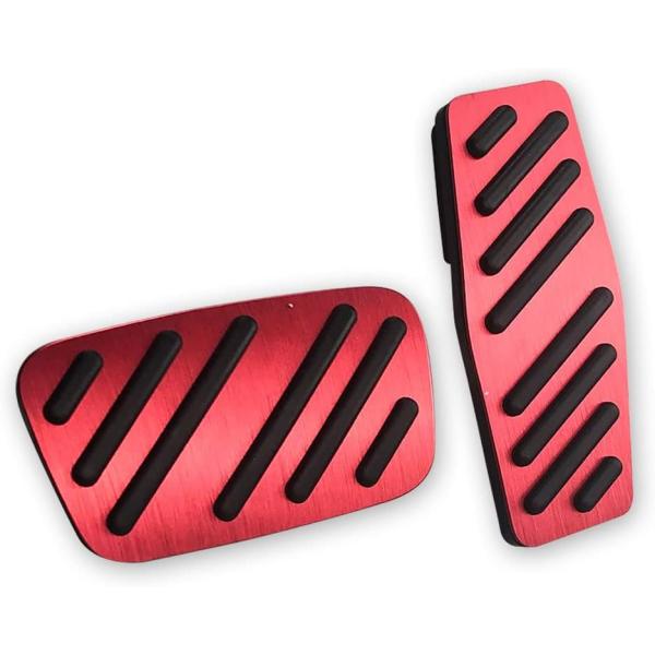 商品名LEXLEY 滑り止めアルミニウムブレーキガスペダルパッド 2個 自動ドリル不要 アクセルペダルカバー シボレーブレイザー 2019 2020 2021 2022用 レッドLEXLEY 2PCS Anti-Slip Aluminum ...