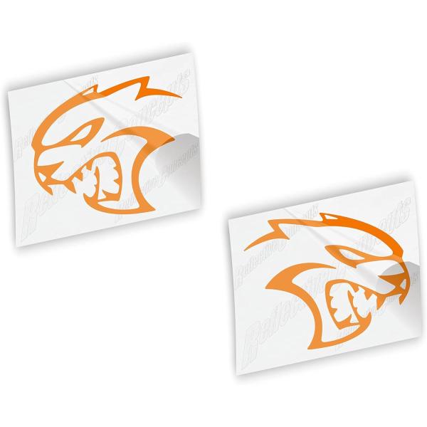 商品名Reflective Concepts 2021, 2023 Durango SRT Hellcat Fender Emblem Overlay Decal Stickers - (Color: Orange)ブランド：Reflect...