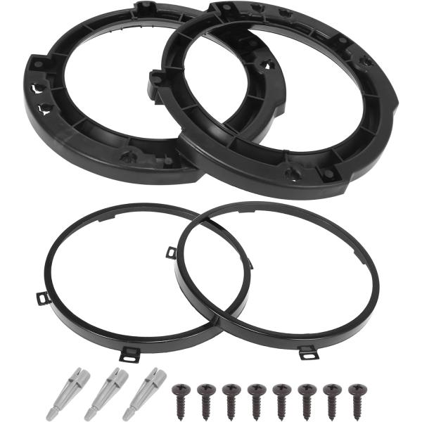 商品名X AUTOHAUX 7インチ ラウンドヘッドライトマウント固定ブラケットリングセット ヘッドライトメタルリング付き Jeep Wrangler JK 2007-2017用 ブラックX AUTOHAUX 7 Inch Round He...