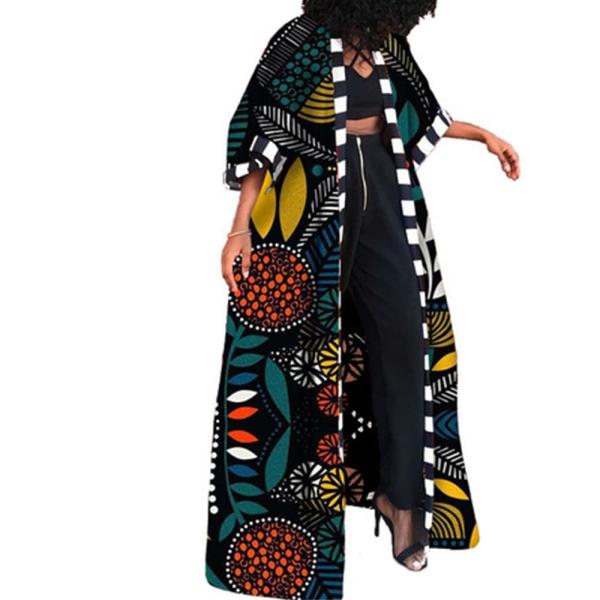 商品名:  Cross-border spring women's new windbreaker African national style ladies jacketブランド: LUPE商品サイズ: Large商品番号: 色: Lea...