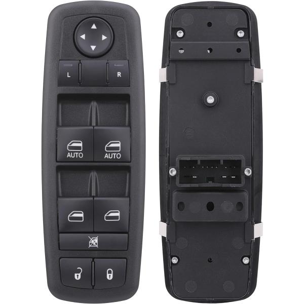 商品名AiYiGu パワーウィンドウスイッチ メインコントロールボタン 2016 Dodge Ram 1500 2500 3500 4500 4ドア 11-14 ダッジチャージャー 11-12 クライスラー 300 C S 15-17 クラ...