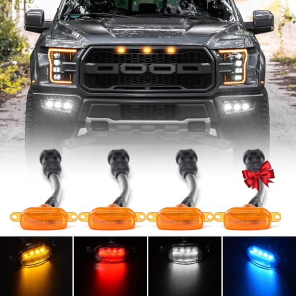 商品名GTYUNKE フロントグリルライト F150 2004-2008/2009-2014/2015-2019 Rapt0r スタイルグリル メッシュグリルライト RAM 1500 2013 2014 2015 2016 2017 201...