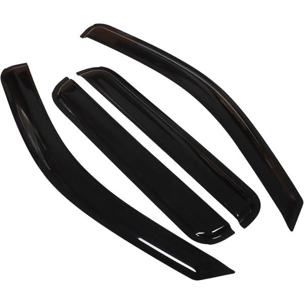商品名labwork Black 4 Pieces Window Visors Shade Sun Rain Wind Guards Replacement for Grand Cherokee 2005 2006 2007 2008 20...