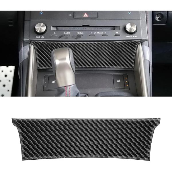 商品名YAMUDA Compatible with Gear Shift Button Front Panel Sticker Carbon Fiber Interior Accessories Trim for Lexus is 2013...