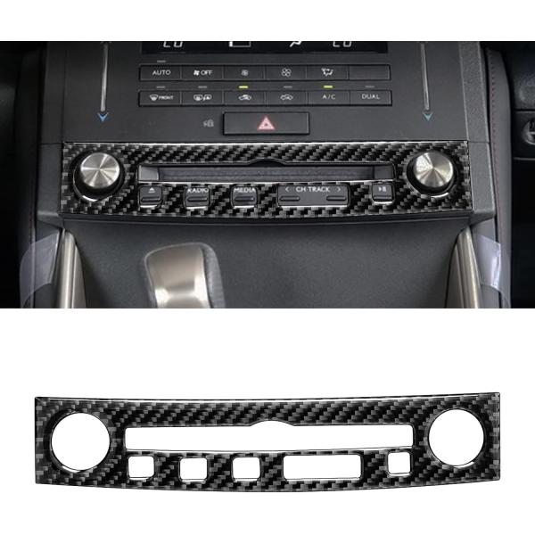 商品名YAMUDA Compatible with Audio Control Panel Cover Sticker Carbon Fiber Interior Accessories for Lexus is 2013 2014 201...