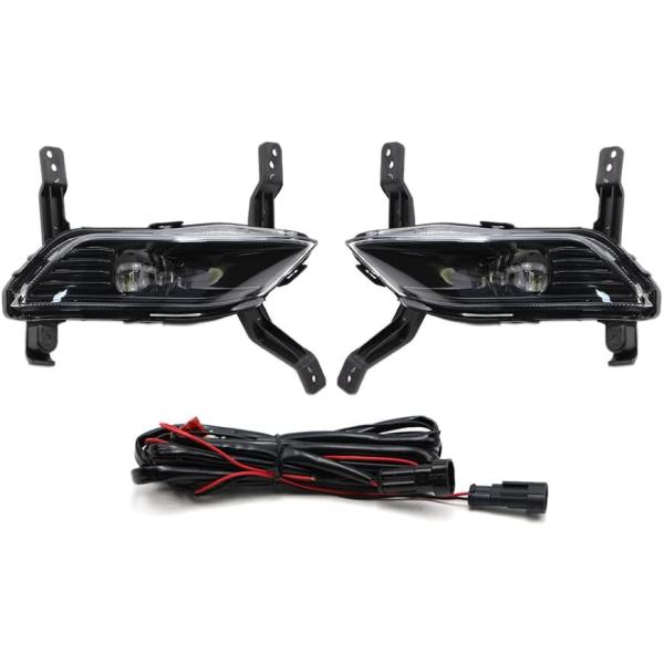 商品名Dreamseek LED Fog Light for Hyundai Santa Fe 2019 2020 Front Fog Lamp Bulb Replacement Upgrade for 92202-S2000/92201-...