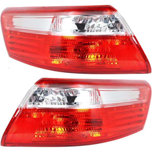 商品名labwork LH+RH テールライト 交換用 2007 2008 2009 トヨタ カムリ リアアウターテールライト ランプ アセンブリ 左側+右側 (ドライバー+助手席)labwork LH+RH Tail Lights Rep...