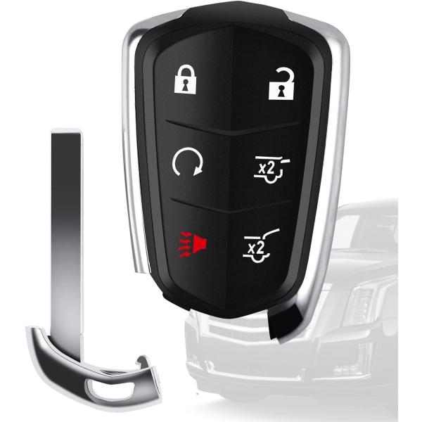 商品名Replacement 6 Buttons Proximity Smart Keyless Entry Remote Fob for Cadillac Escalade and Escalade ESV 2015-2020 315Mh...