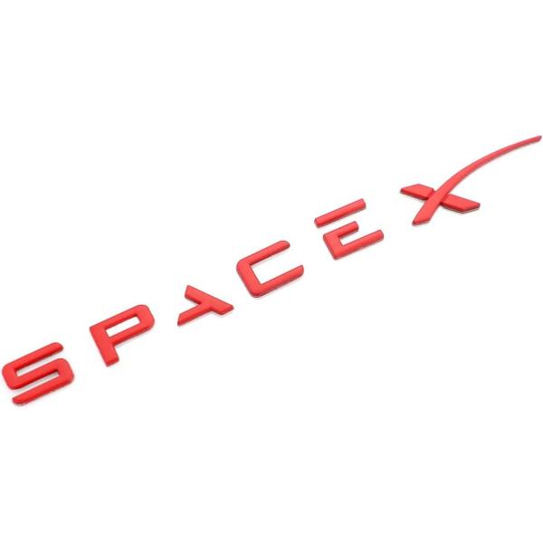 商品名Spacex Emblem 3D Metal Badge Car Decal Sticker Fender Side Rear Trunk Decoration for Tesla Model S Model 3 Model X De...