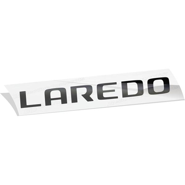 商品名Reflective Concepts 2021-2022 Jeep Grand Cherokee L Laredo Liftgate Emblem Overlay Decal Stickers - (Color: Flat Blac...