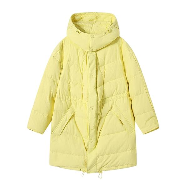 商品名:  WPYYI Winter Women Down Jacket Warm White Duck Down Coat Hooded Parkas (Color : Yellow, Size : S Code)ブランド: WPYYI商...