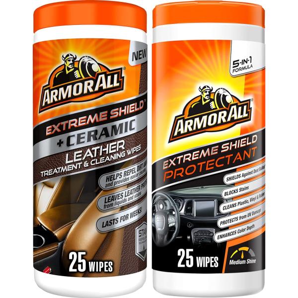 商品名AutimHoo All Leather Cleaner Wipes for Car Interior with UV Protection, Ceramic Leather and Extreme Protectant Wipes ...