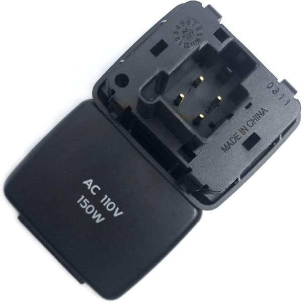 商品名DEVMO Center Console Rear Power Outlet Socket Plug Compatible with Fo-rd F(150) F250 F350 F450 F550 Explorer Expediti...