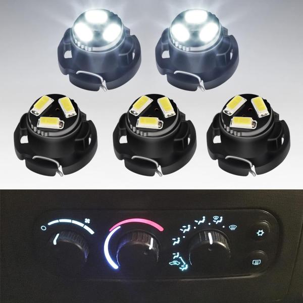 商品名MbuyDIY LED電球 電球キット AC気候ヒーターコントロール用 2003-2008 Dodge Ram 1500 2500 3500 Dakota Pickup対応 ホワイトMbuyDIY LED Lights Bulbs k...