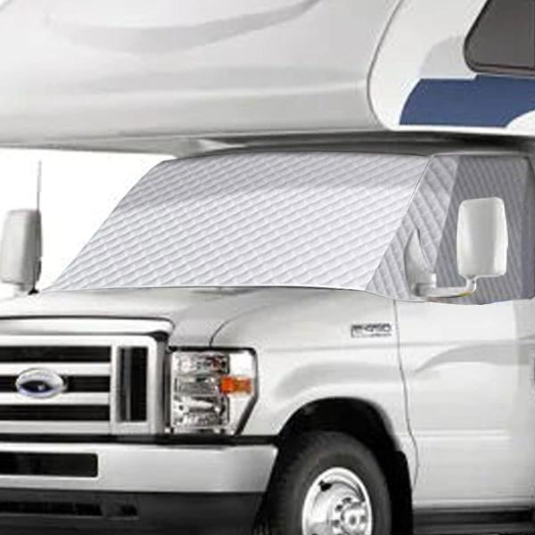 商品名VANNCAMP フロントガラス カバー 2001-2020 シボレー モーターホーム クラス C RV用 フロントウィンドウカバーVANNCAMP RV Windshield Cover for Chevy Motorhome(20...