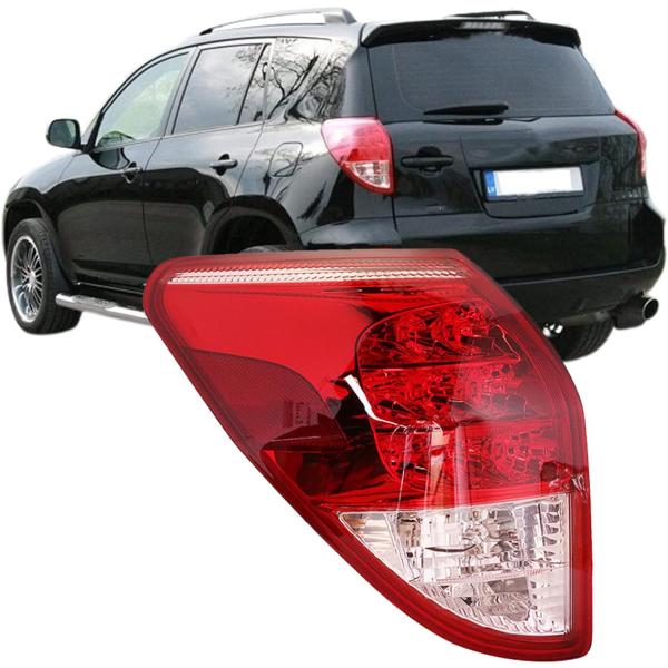 商品名labwork 運転席側テールライト 交換用 2006-2008 トヨタ RAV4 リアテールライト ブレーキランプアセンブリ LH左側 8156142100 TO2818127labwork Driver Side Tail Lig...