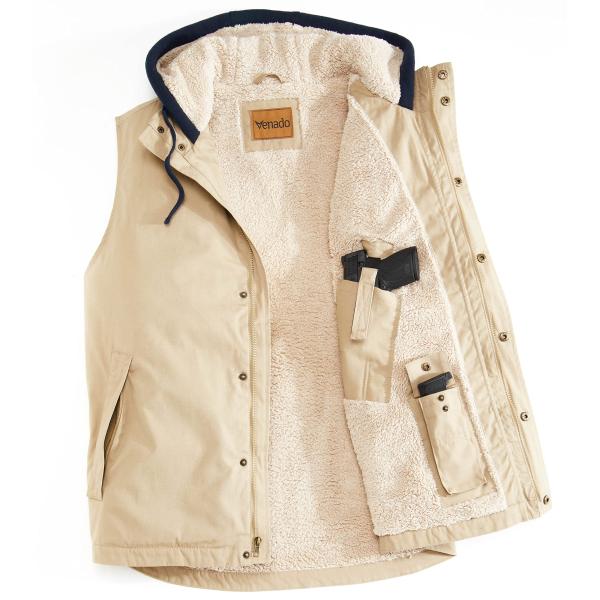 商品名:  Venado Concealed Carry Vest ? Hooded Vest for Men with Concealed Carry Pockets (Barnwood, 3XL)ブランド: Venado商品サイズ: 3...