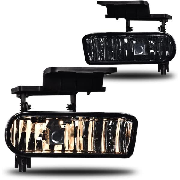 商品名CNNELL フォグライトアセンブリ 1999-2002 シボレー シルバラード 1500 2500 2001-2002 シボレー シルバラード 3500 2000-2006 シボレー サバーバン/タホ スモーキーレンズCNNELL ...