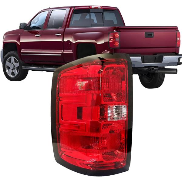 商品名labwork 運転席側テールライト 交換用 2014-2015 シルバラード 1500 2500HD 3500HD 2015 シエラ 2500HD 3500HD ピックアップトラック リアテールライト ブレーキランプアセンブリ LH...