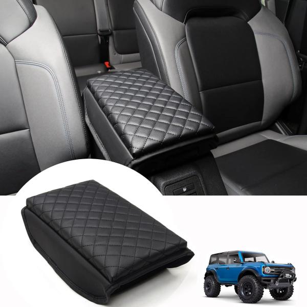 商品名Partzer Center Console Armrest Cover for Ford Bronco Accessories 2021 2022 2/4-door,Waterproof Middle Console Center ...