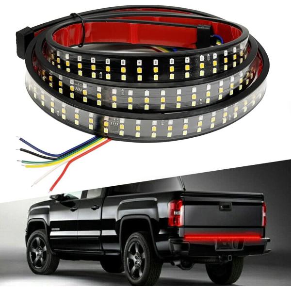 商品名60"" 3 Row 432 LED Strip Tailgate Light Bar Truck Reverse Brake Signal Tail Lampブランド：Premiertek商品サイズ：高さ：3.1 cm横幅：15.9...