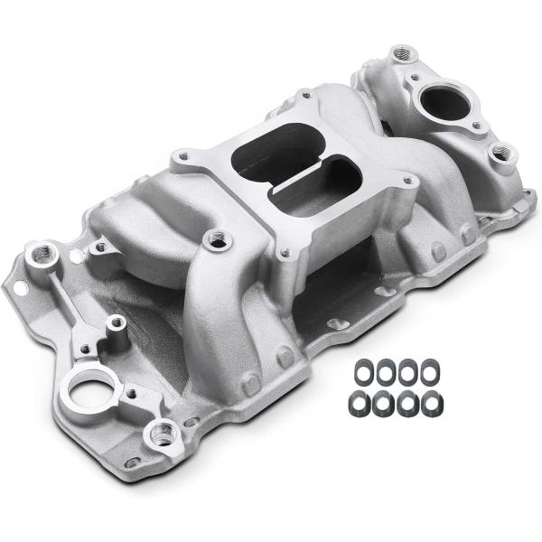 商品名A-Premium デュアルプレーンエアギャップインテークマニホールド シボレースモールブロックに対応 V8 4.3L 262 265 4.4L 267 4.6L 283 4.9L 302 5.0L 305 307 5.4L 327 ...
