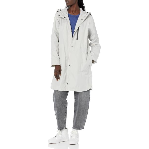 商品名:  Fleet Street Ltd. Women's 36" Anorak Hooded Raincoat, Mist, Smallブランド: Fleet Street Ltd.商品サイズ: Small高さ: 48cm横幅: 42...