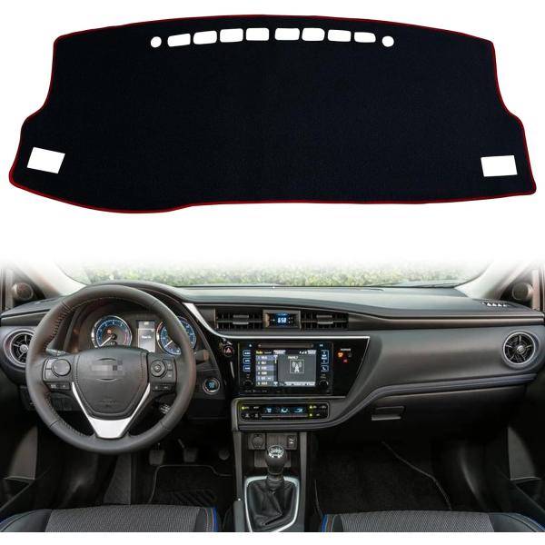 商品名KEEGTBOX Dash Mat Cover Custom Interior Center Console Compatible with Toyota Corolla Sedan L LE S LE Eco SE XLE XSE ...