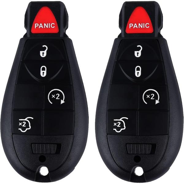 商品名2X 5-Buttons Keyless Entry Remote Key Fob Replacement Fit for Jeep Grand Cherokee 2008 2009 2010 2011 2012 2013ブランド：K...