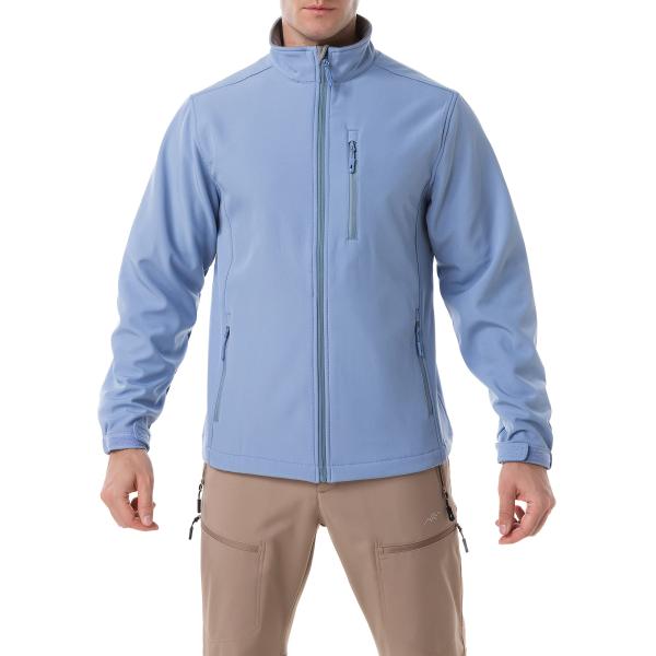 商品名:  TRAILSIDE SUPPLY CO. Men's Softshell Fleece-lined Jackets/Winter Outdoor Coats/Windbreaker/Medium-weight Water-rep...