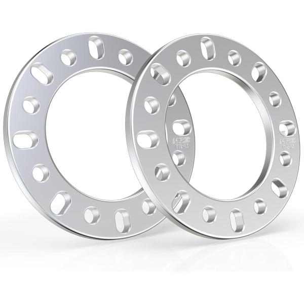 商品名MZS ホイールスペーサー 厚さ1/2インチ 8x165.1 8x170 8x180 フラットホイールアクセサリーパーツ 8ラグSUV ATVトラックにフィット ハブボア付き 115mm - 一部のモデルに対応MZS Wheel Sp...