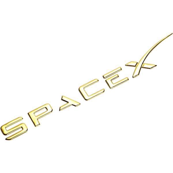 商品名Yooyatt SpaceX Automotive 3D Badge Sticker Fit Tesla Model Y Model 3 Model X Model S, Tesla Car Emblem Decor Compatib...