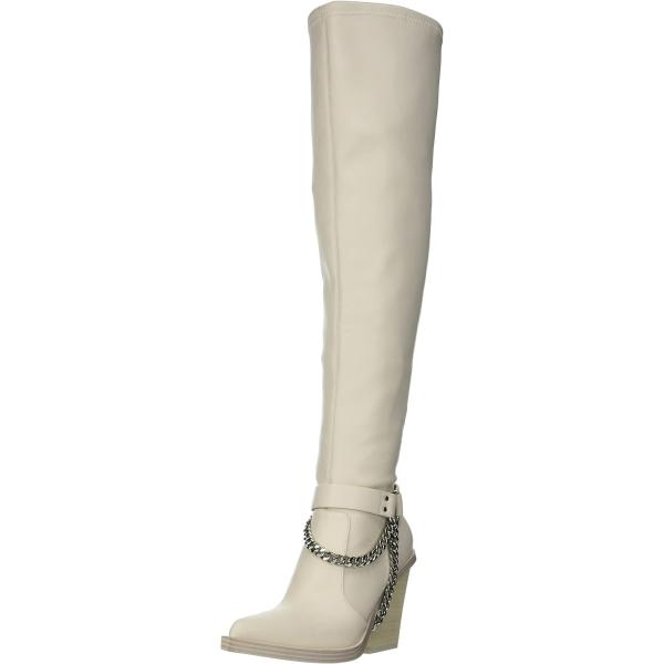 商品名Jessica Simpson Women's Langer Western Over The Knee Boot, Chalk, 9ブランド：Jessica Simpson商品サイズ：9高さ：14.2 cm横幅：31.1 cm奥行：...