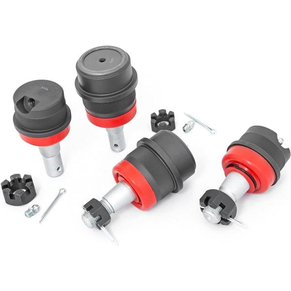 商品名Rough Country Heavy Duty Replacement Ball Joints for Jeep TJ/XJ/YJ/ZJ - 10642ブランド：Rough Country商品サイズ：Front高さ：6.4 cm横幅...