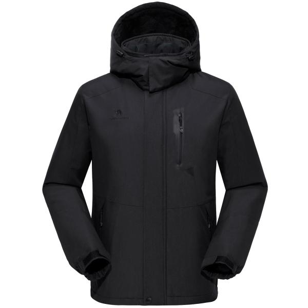 商品名:  CAMELSPORTS Men's Ski Jacket Water Repellent ― Winter Snow Mountain Coat Hooded Fleece Lined Outdoor Warm Raincoat...
