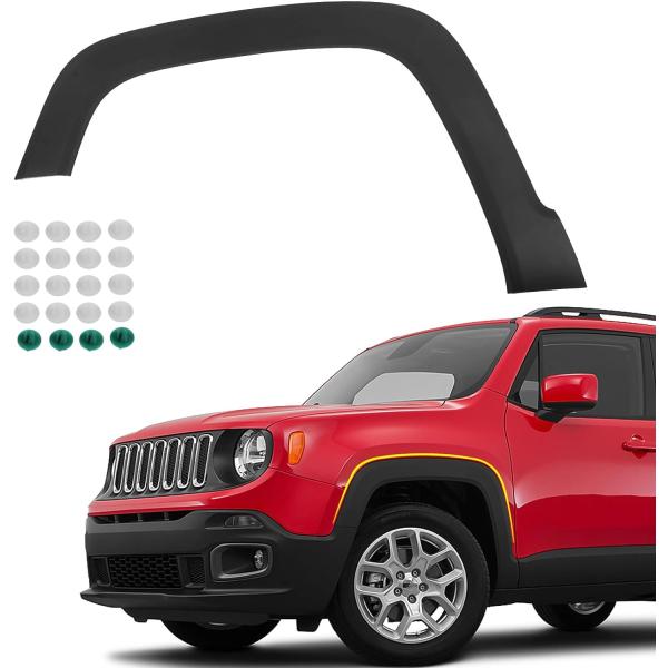 商品名FIONE フロントホイール アーチフェンダー ジープ レネゲード 左側対応FIONE Front Wheel Arch Fender Flares Compatible With 2015-2022 Jeep Renegade Le...