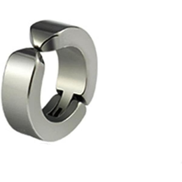 商品名Long Tassel Earrings Men Round Cuff Titanium Small Non-Pierced Jewelry Women Clip Ear Steel Earrings Earrings Small (...