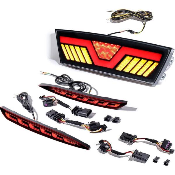 商品名Astra Depot Replacement for 2020-2022 Tesla Model Y CCFL LED Pilot Lamp 3rd Brake Light + Tail Light Assembly Type L ...