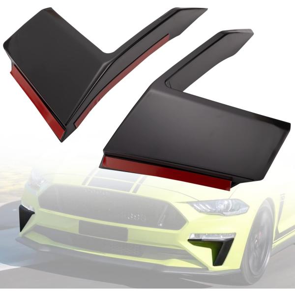 商品名HAKA TOUGH Front Bumper Cover Pocket Accents Compatible with 2018 2019 2020 2021 2022 Ford Mustang Accessories, Fog L...