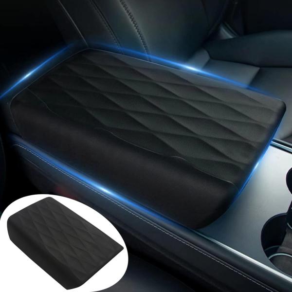 商品名YHCDSEA モデル3 モデルYセンターコンソールカバー TPEアームレストパッドカバー 装飾プロテクター TeslaモデルYモデル3アクセサリー用 (TPEアームレストボックスカバー)yhcdsea Car Armrest Cov...