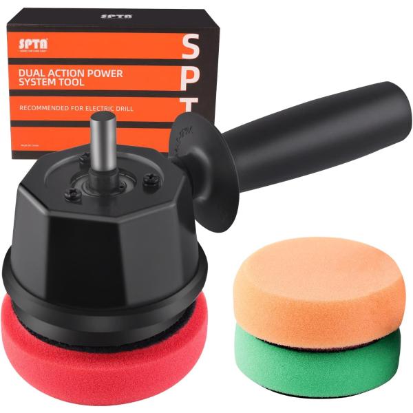 商品名DAPSTS3 デュアルアクションパワーシステムツール 強制デュアルアクションポリッシャーアダプターディテーリングツール コードレスドリル用 3個 カーポリッシュ/バフ/ワックス/コンパウンディング用Dual Action Power...