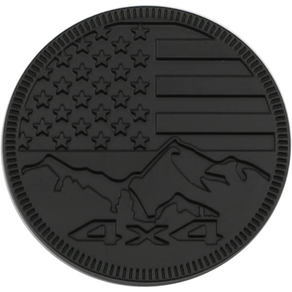商品名Snow Mountain Emblem 4×4 Metal Automotive Badge Specifically Designed for The Jeep Wrangler Cherokee - Stick it Anywh...