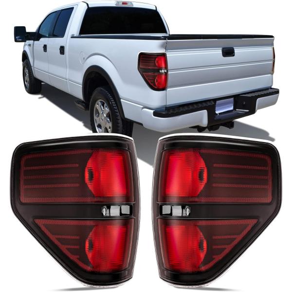 商品名OKYMOTOR Tail Lights Assembly Compatible with 2009-2014 Ford F-150 Taillights Left Driver &amp; Right Passenger Side ...