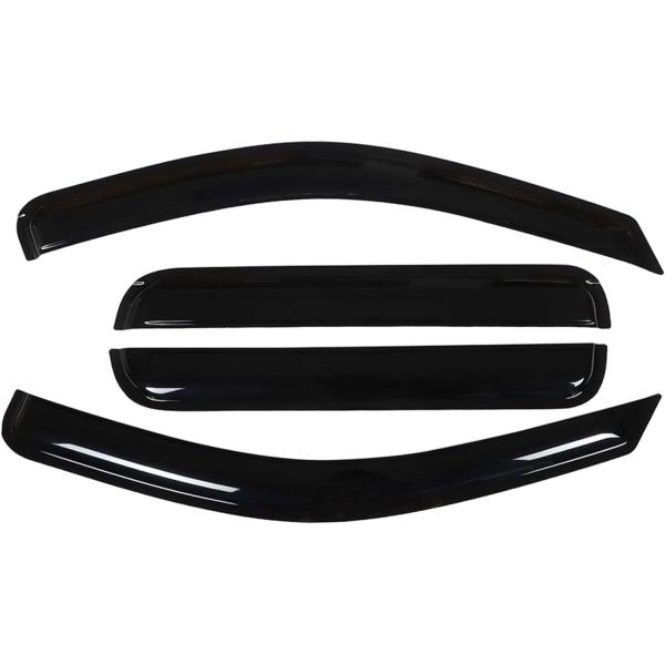 商品名Silscvtt ウィンドウベントバイザー シェード 日除け 雨 ウィンドガード ディフレクターカバー アクリル 外側交換用 グランドチェロキー 2005 2006 2007 2008 2009 2010用Silscvtt Windo...