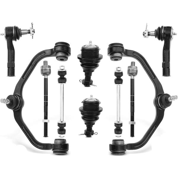 商品名A-Premium 10Pcs Front Suspension Kit, Upper Control Arm Sway Bar Link Lower Ball Joint Inner Outer Tie Rod End, Compa...