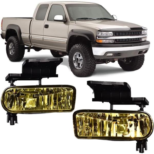 商品名Winjet Compatible with Chevrolet [1999-2002 Silverado] [2000 2001 2002 2003 2004 2005 2006 Suburban/Tahoe] Driving Fo...